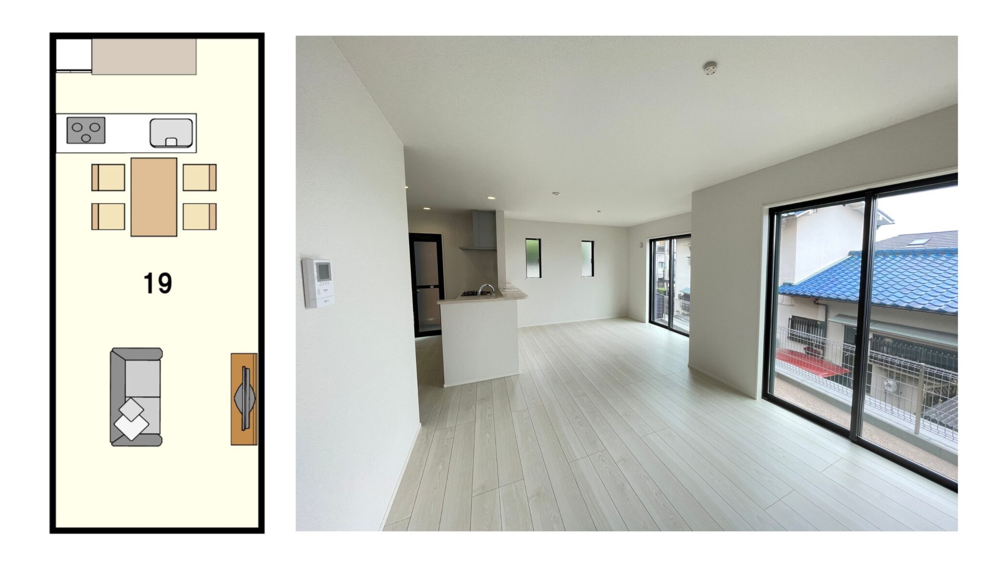 【帖数別写真あり】LDKの広さは何帖がベスト？平均は？15～20帖まで比べてみた！ | 広島でMysな暮らしを