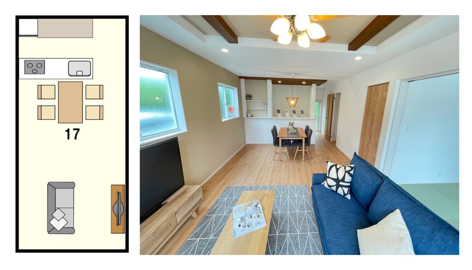 【帖数別写真あり】LDKの広さは何帖がベスト？平均は？15～20帖まで比べてみた！ | 広島でMysな暮らしを