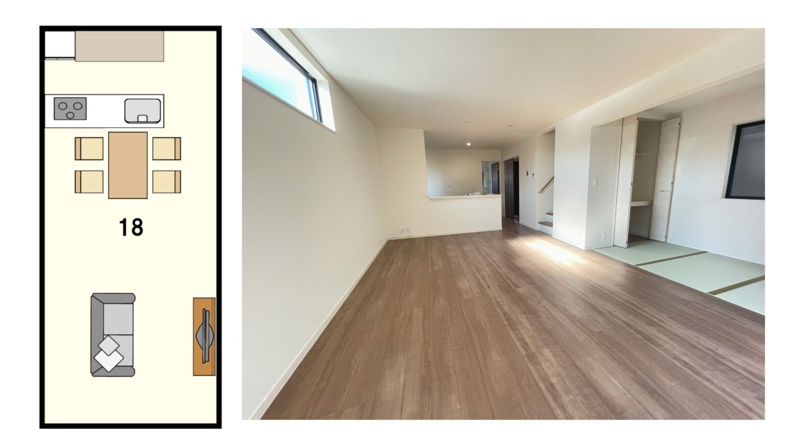 【帖数別写真あり】LDKの広さは何帖がベスト？平均は？15～20帖まで比べてみた！ | 広島でMysな暮らしを